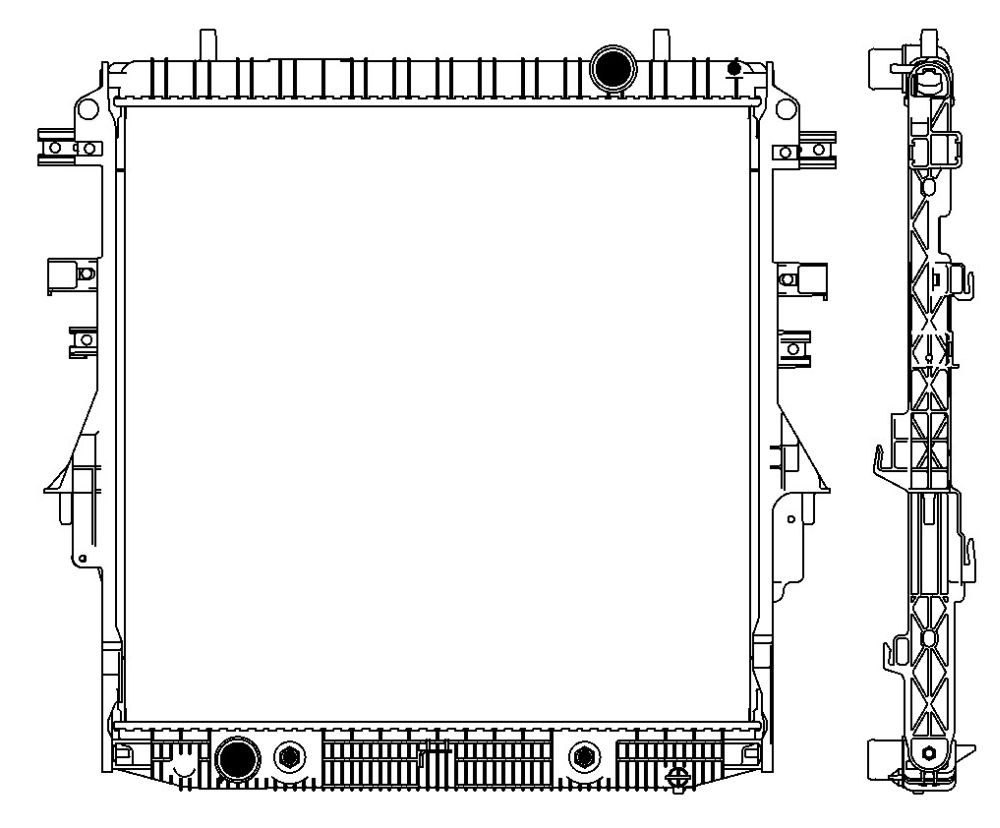 Product Detail 3081-8520 - ADR Radiator